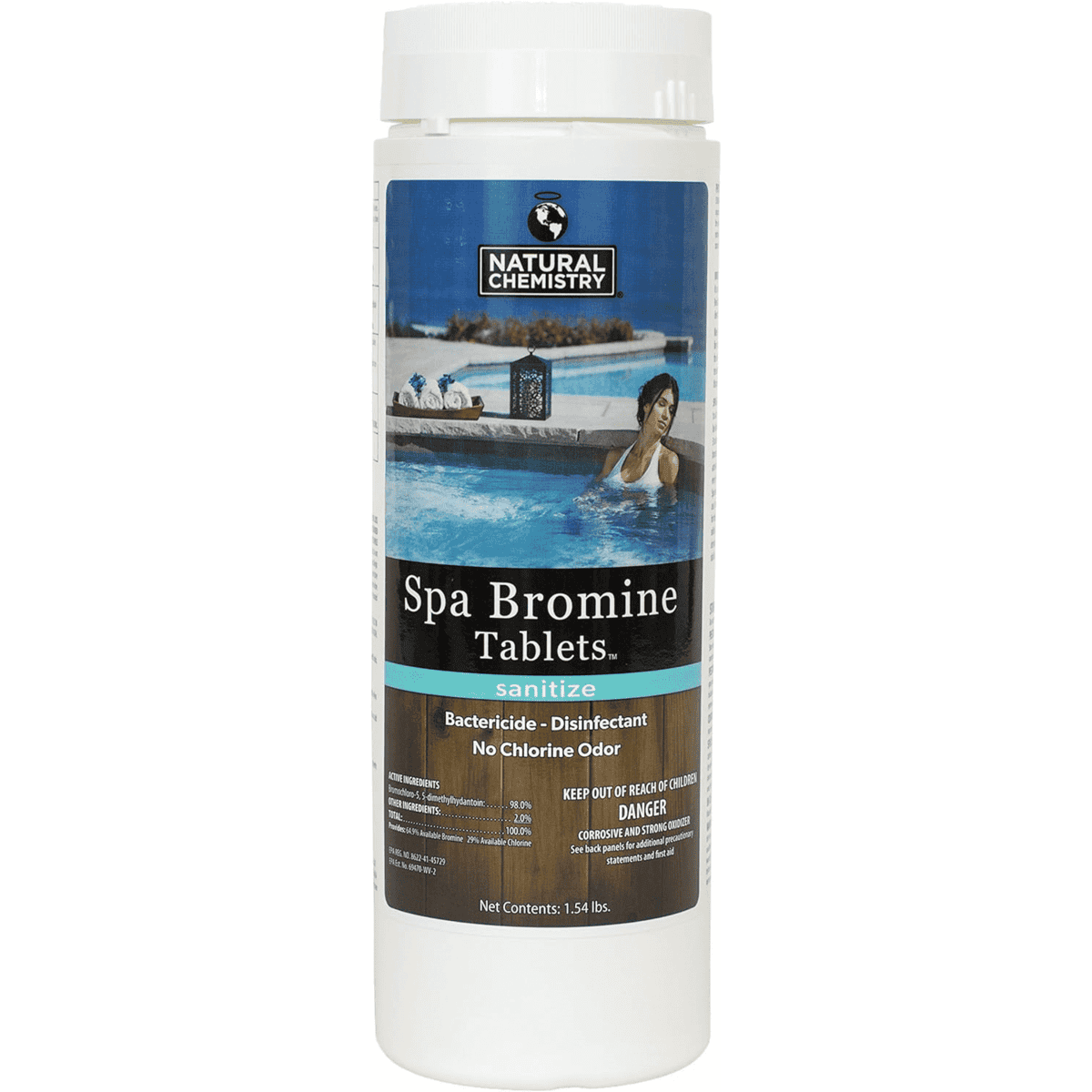 NATURAL CHEMISTRY BROMINE 1.5LB SPA TABS - Cincinnati Pool and Patio